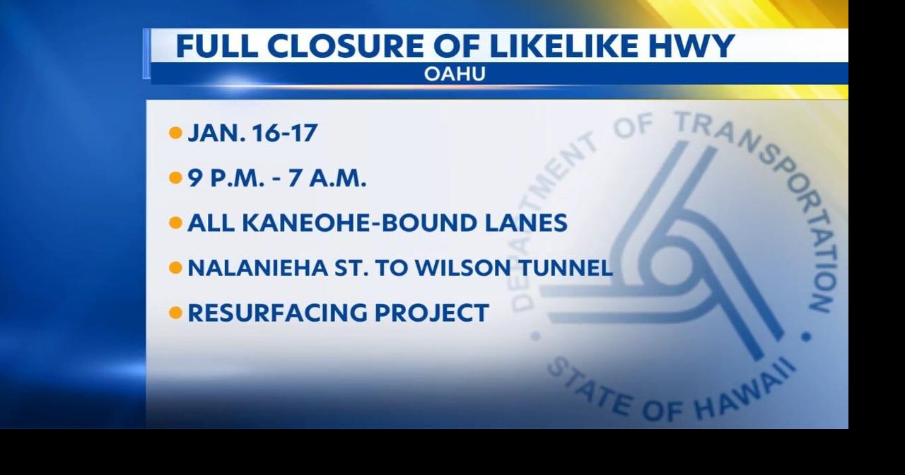 H-3 Freeway ramp closures tonight | Video | kitv.com