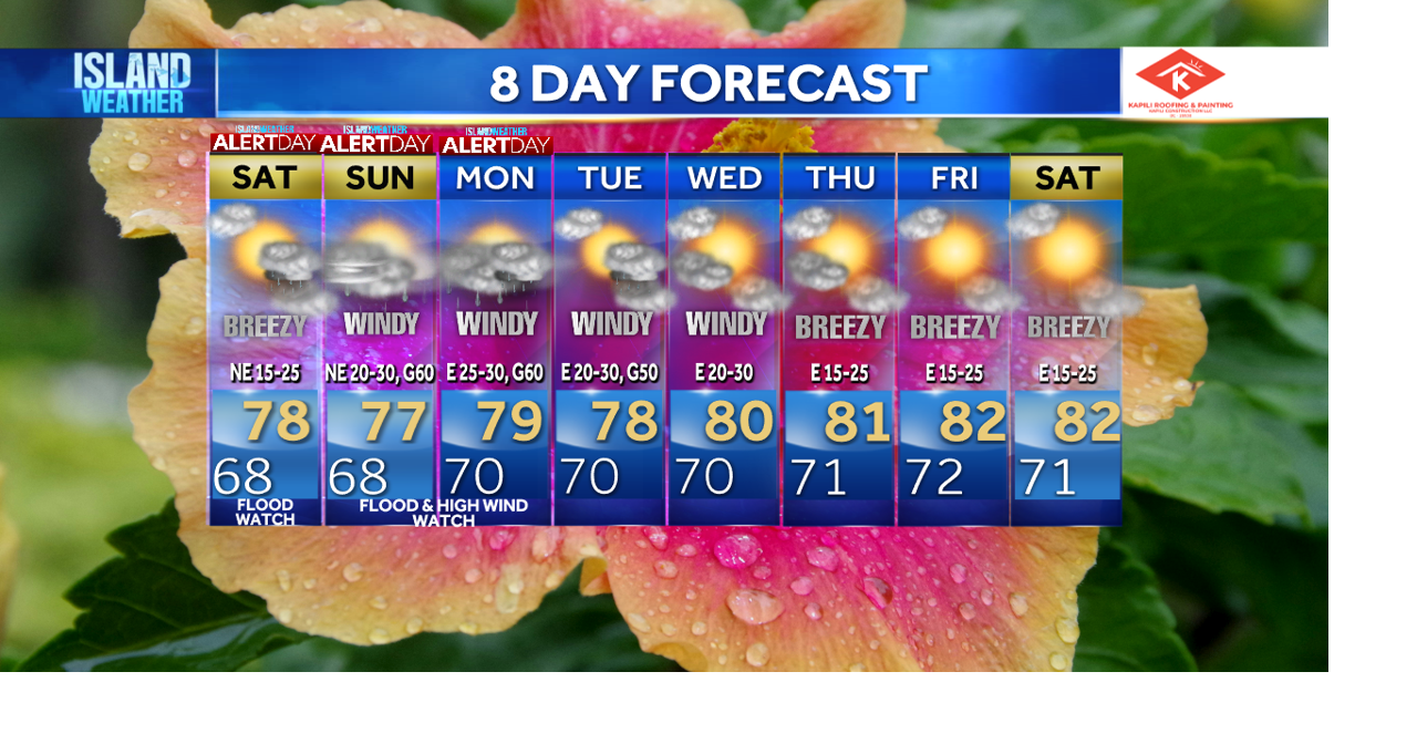 Weekend Island Weather - New storm system brings flood and wind threats ...