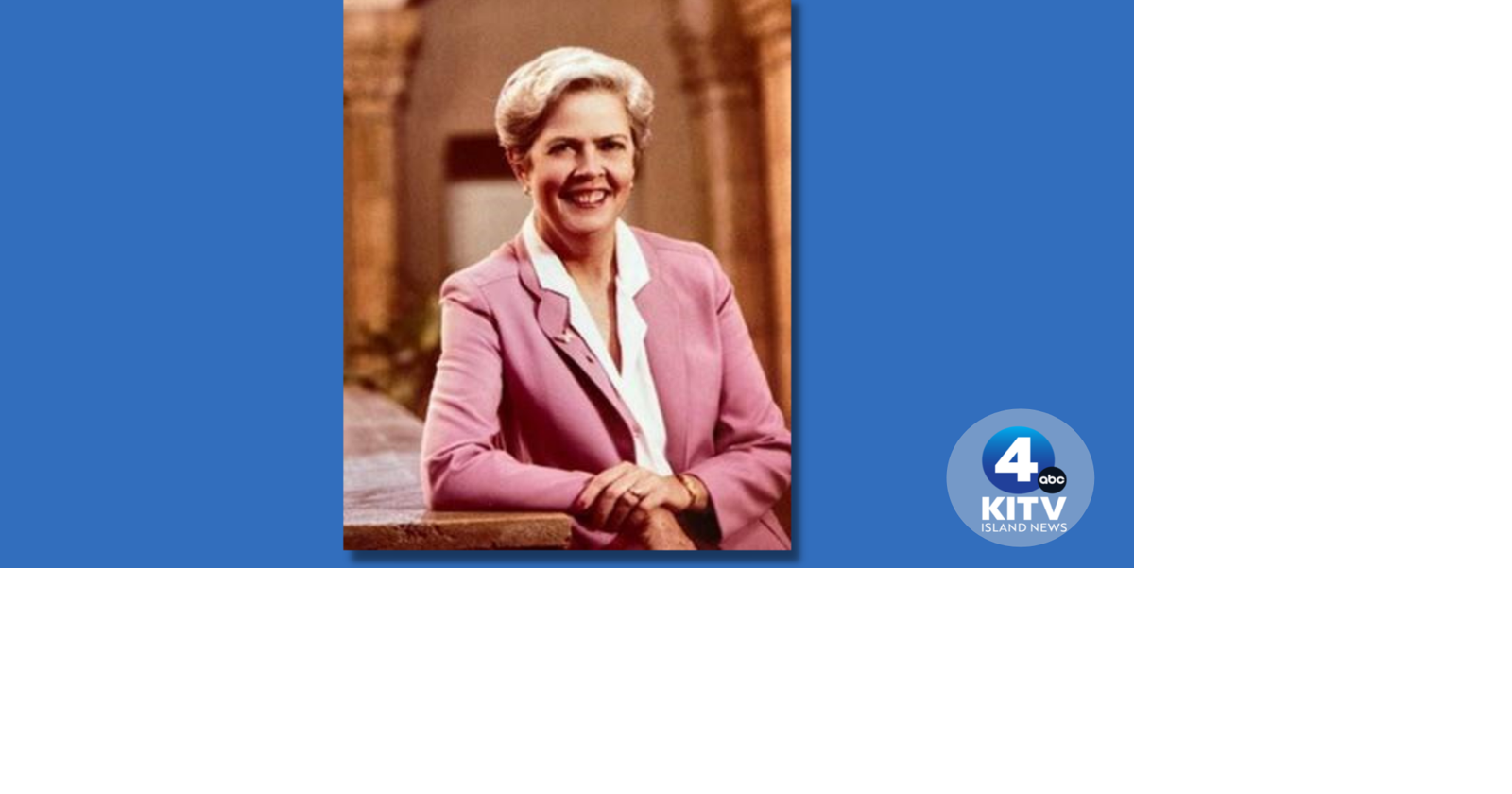 Honolulu's first female mayor, Eileen Anderson, dead at 93 | Local ...