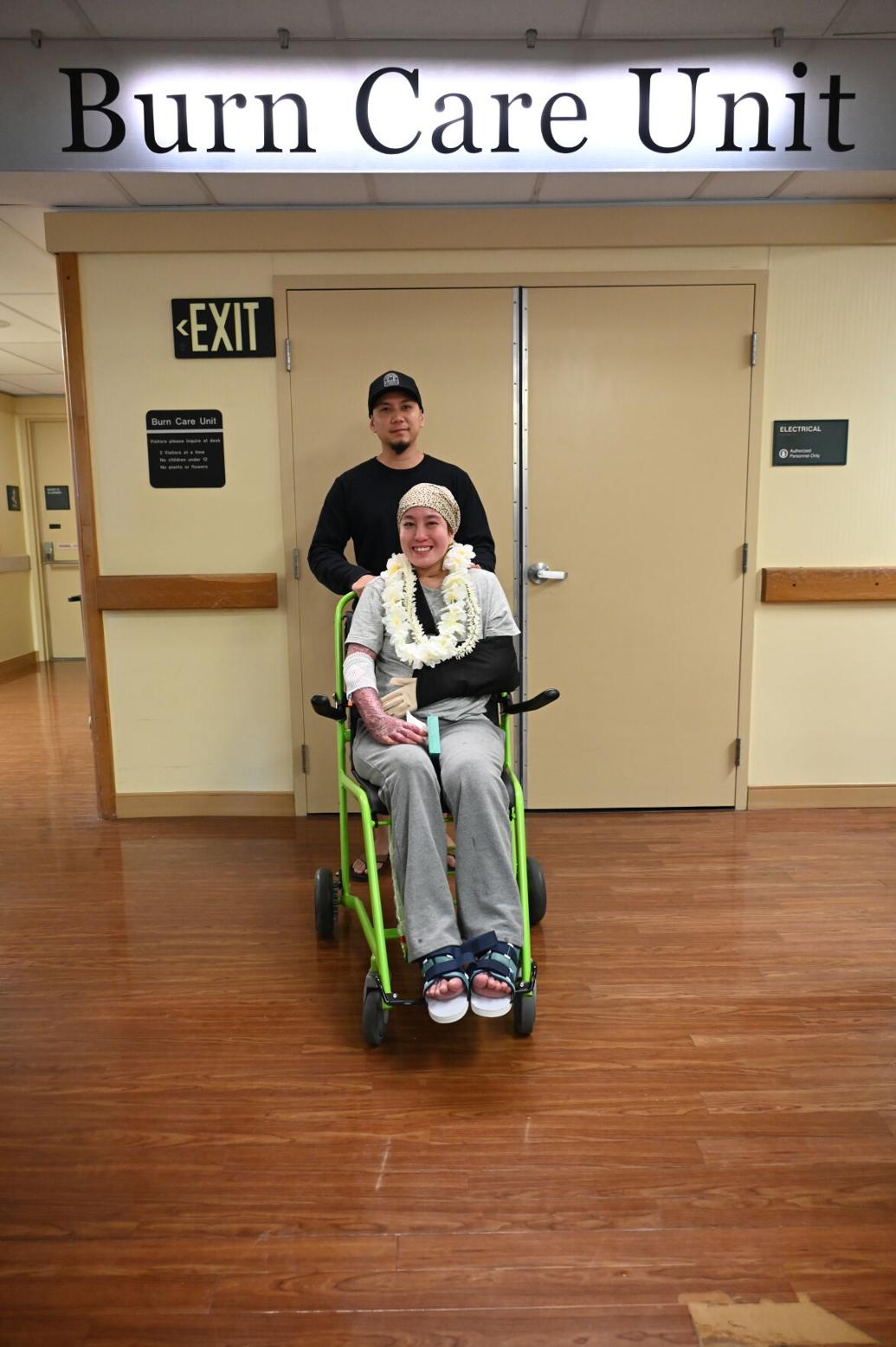 Straub Benioff staff celebrate Aliamanu explosion survivor’s discharge ...