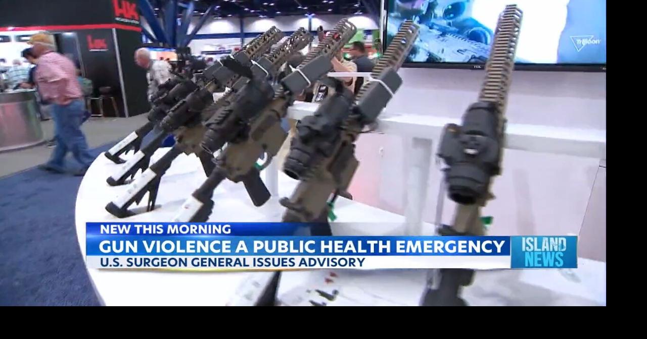 US Surgeon General declares gun violence a public health emergency ...