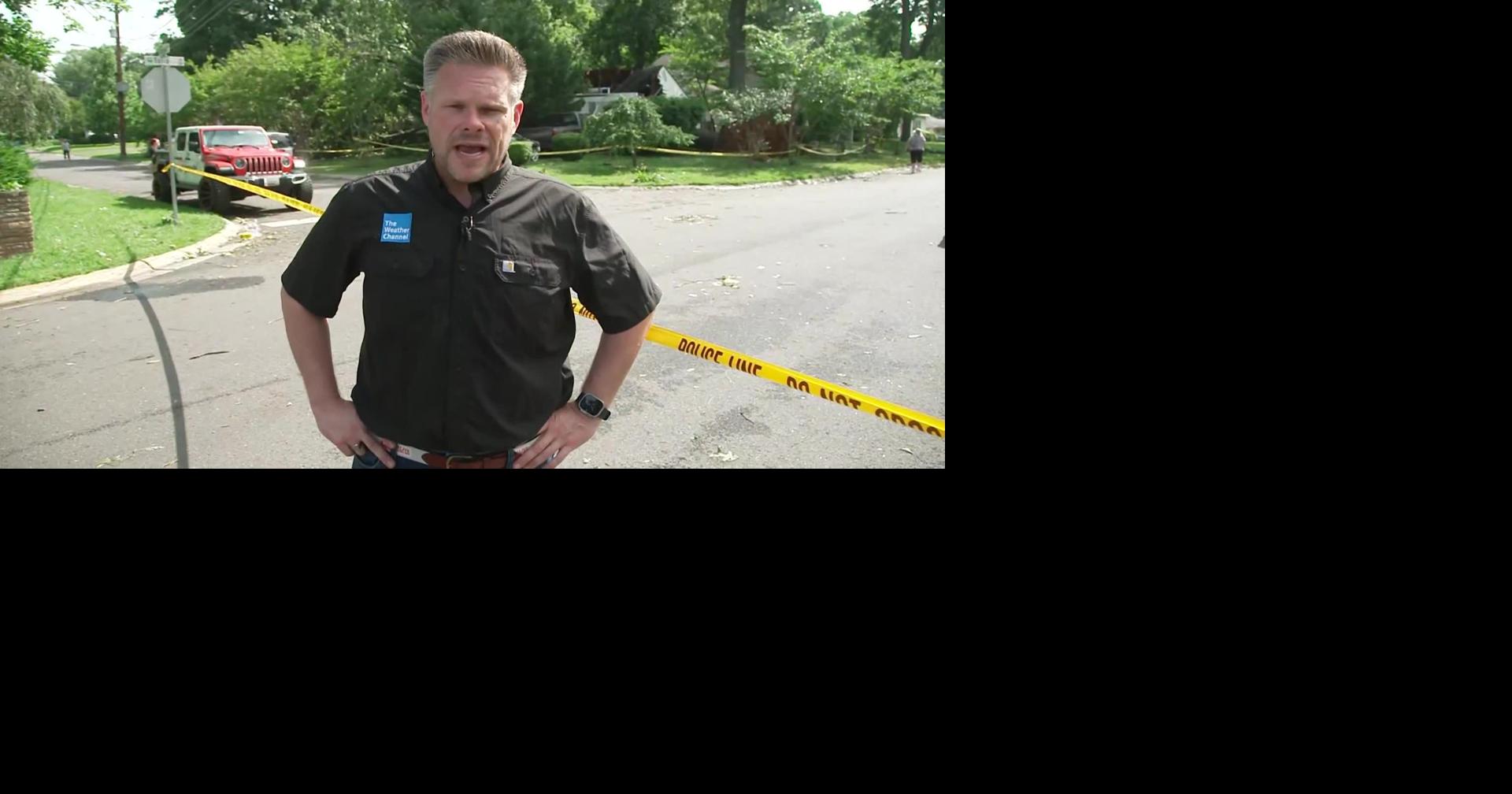 The Weather Channel Correspondent Justin Michaels reports on Two ...