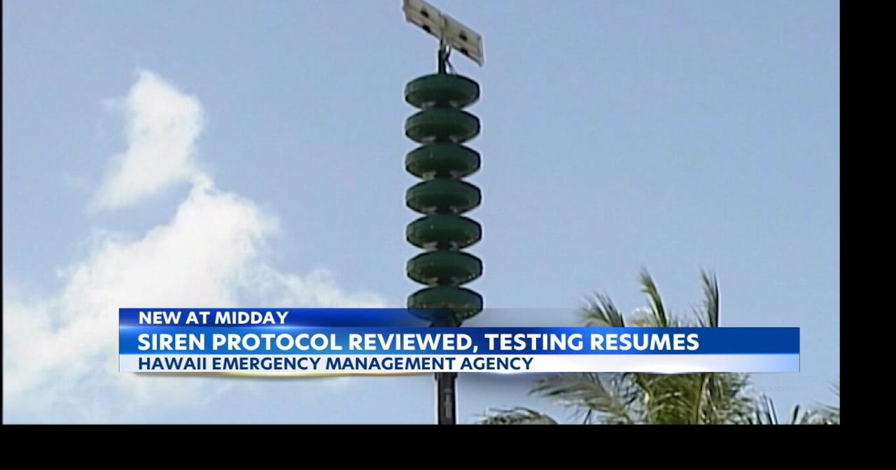 State to resume emergency siren tests in October, HIEMA says | Video ...