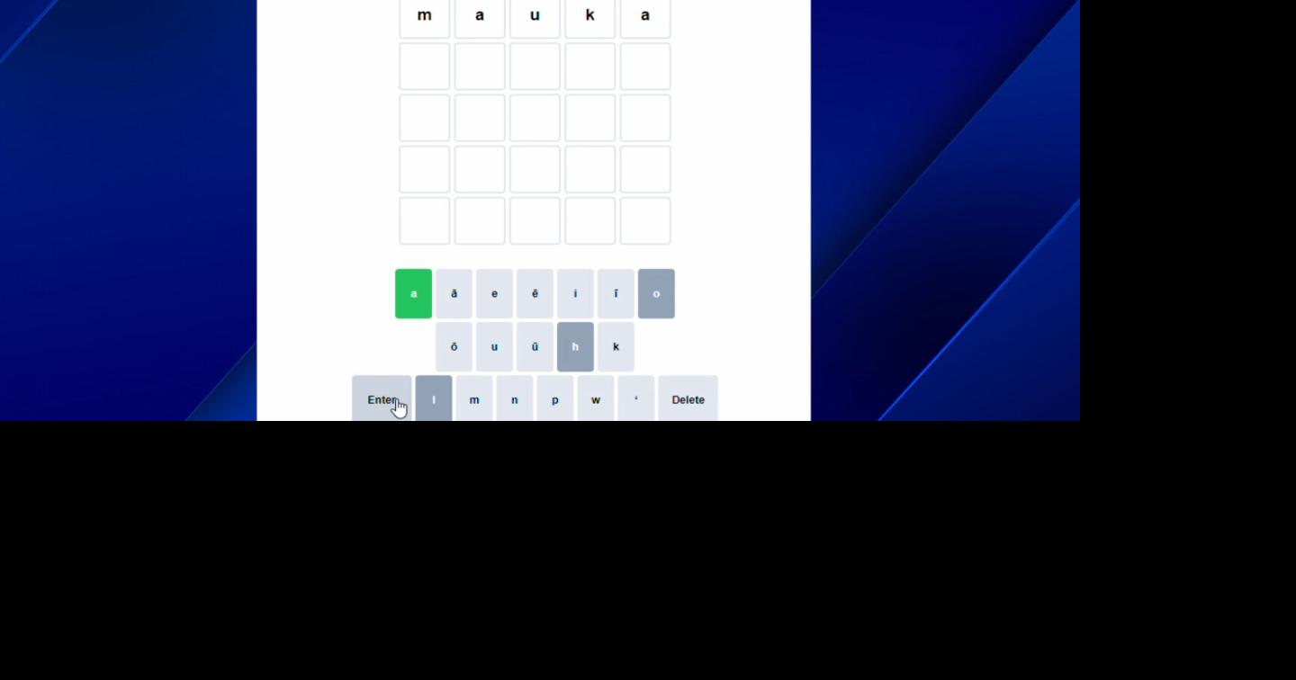 Online game WORDLE now available in Olelo Hawaii | Local | kitv.com