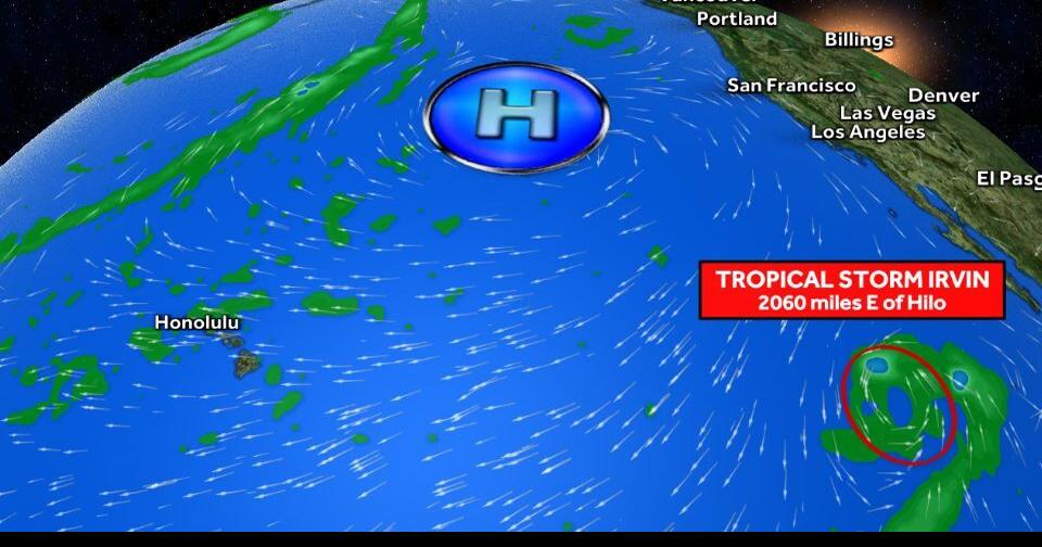 TRACKING IRWIN: Irwin holds steady as a Tropical Storm | Top Stories ...