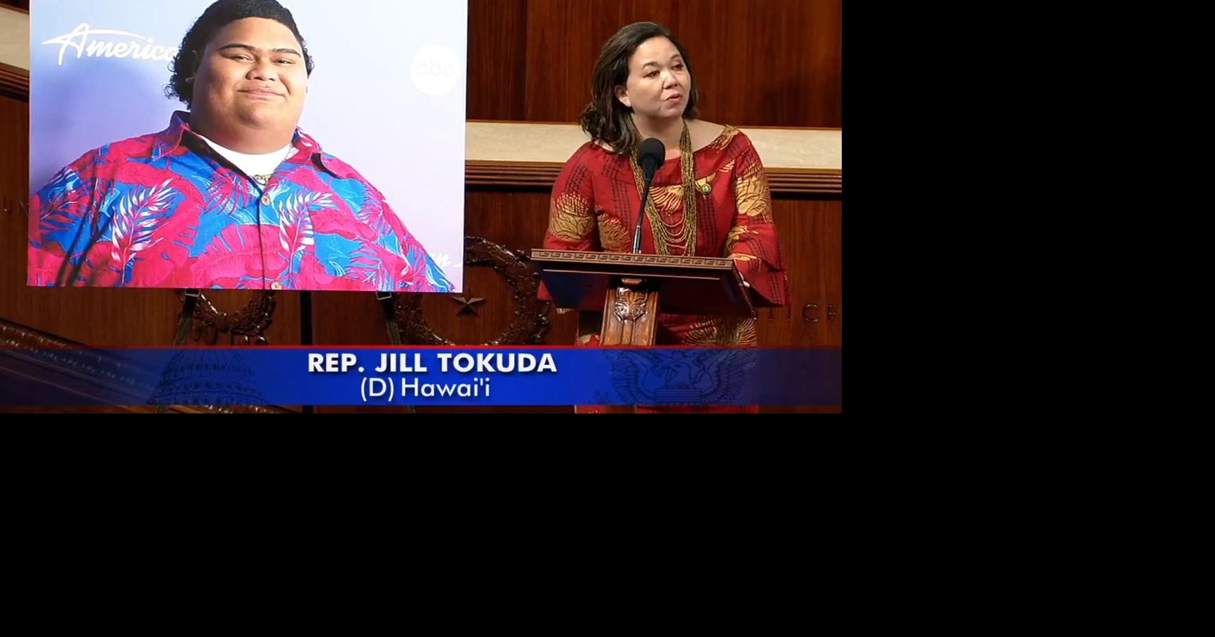 Rep. Jill Tokuda congratulates Iam Tongi on House floor, addresses ...