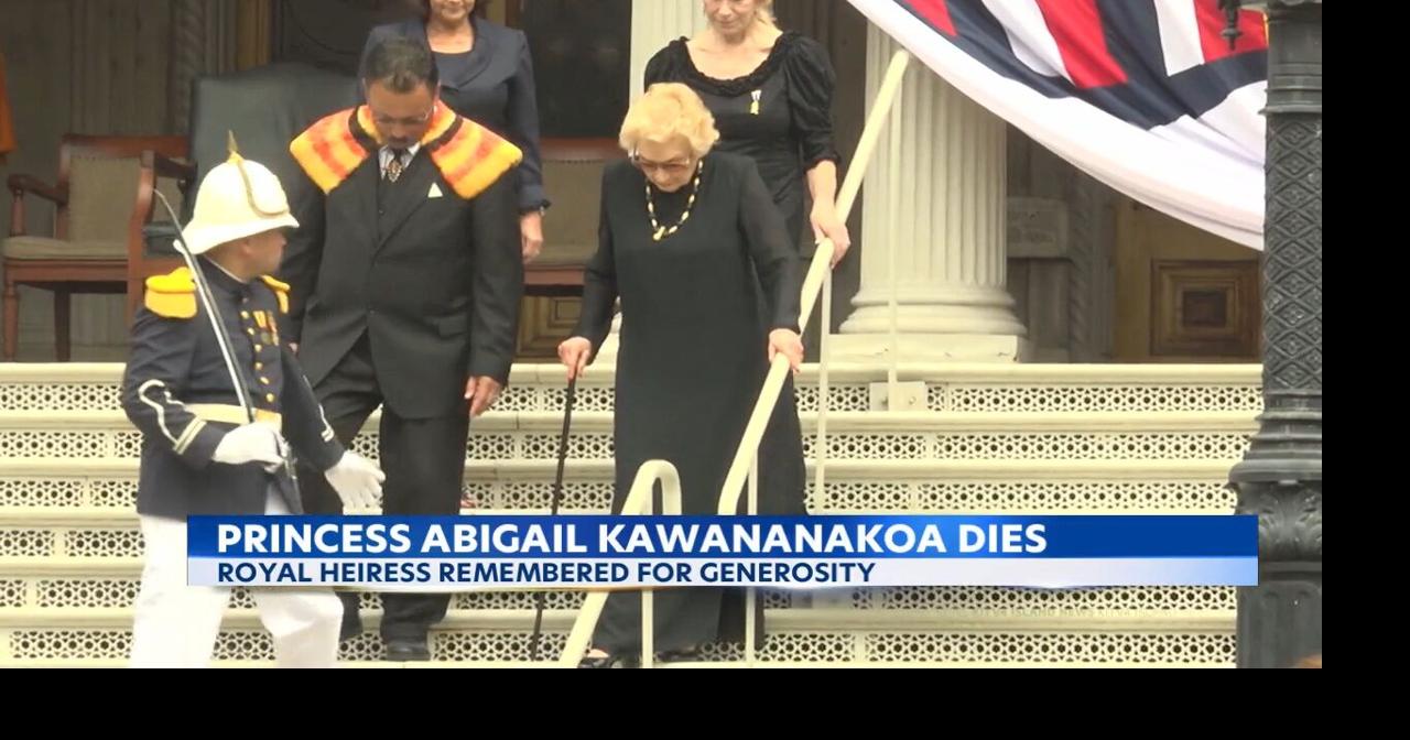 Hawaii mourns the death of the last Hawaiian princess, Princess Abigail ...