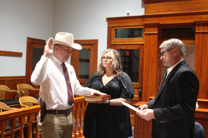 There's a new sheriff in town....Newton County Sheriff Colton Havard ...