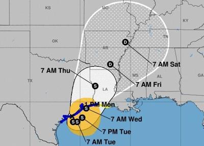 Latest forecast sends Harvey close to the Jasper area as a tropical ...
