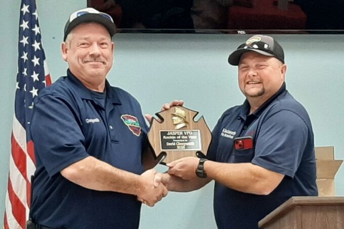 Derrick Boykin named Jasper Firefighter of the Year | Local News | kjas.com