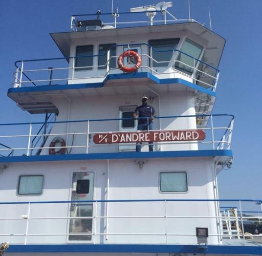 Jasper Resident honored by having a vessel named after him "MV D'Andre Forward" | Local News ...