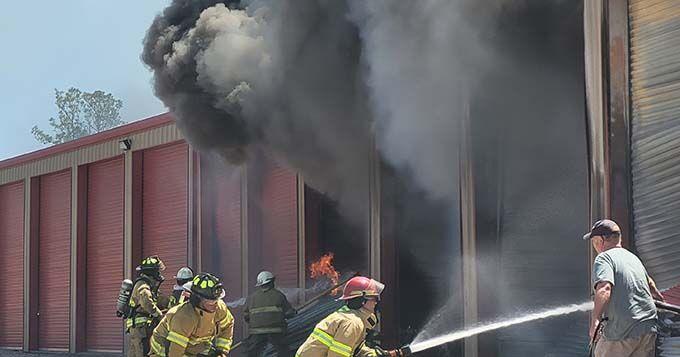 Fire breaks out and destroys at least 10 units at the Lunker Locker ...