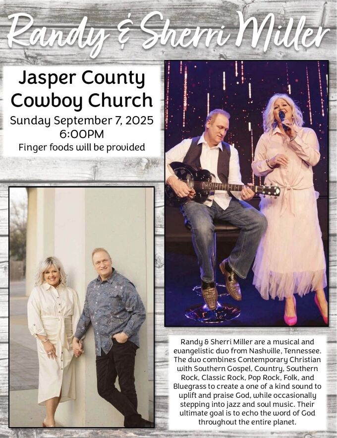 Randi & Sherri Miller to perform at Jasper County Cowboy Church on Sun ...