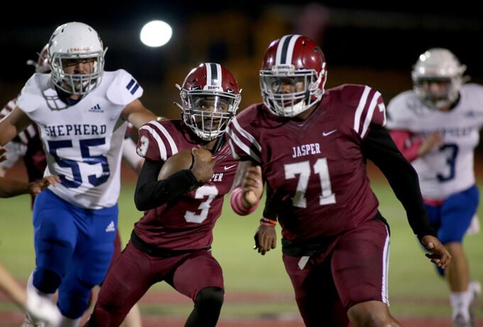 Jasper Bulldogs sink the Shepherd Pirates in Homecoming game | Local ...