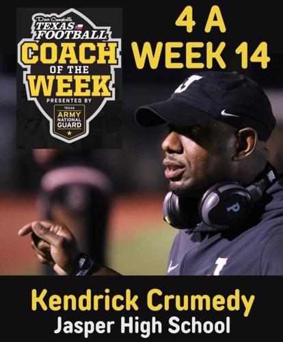 DCTFM names Crumedy their 4-A Coach of the Week | Local News | kjas.com