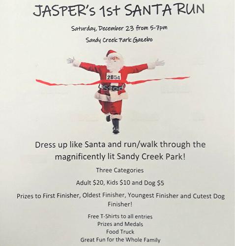 Jasper’s 1st Santa Run will be Sat, Dec 23rd | Civic Events | kjas.com