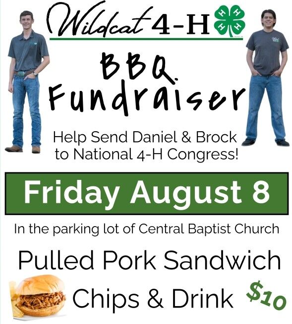 BBQ Fundraiser for 4-H representatives will be Fri, Aug 8th | Civic ...