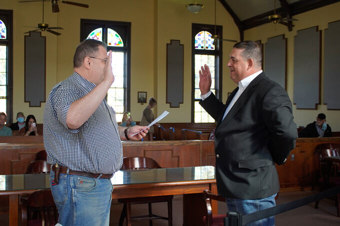 Cooper & Hopson sworn in to Justice of the Peace positions | Local News ...