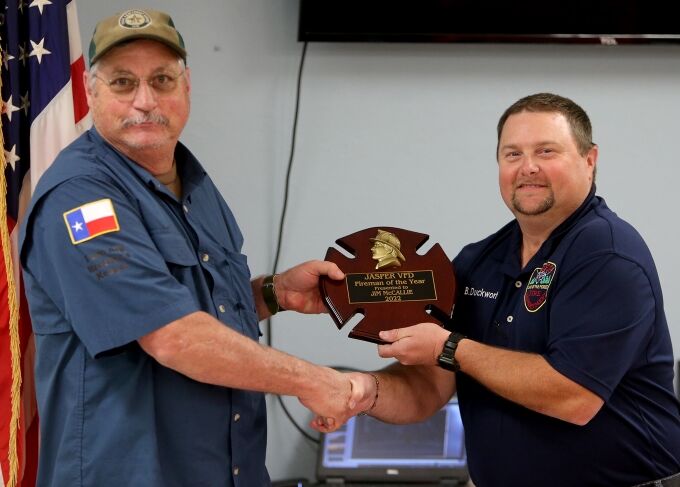 Jim McCallie named Jasper Firefighter of the Year | Local News | kjas.com