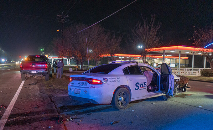 No injuries in crash involving Jasper County Sheriff's Department ...