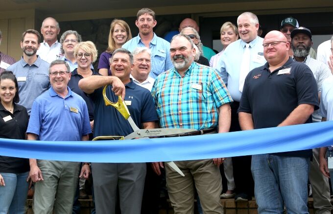 Georgia-Pacific officials cut the ribbon after major expansion at ...