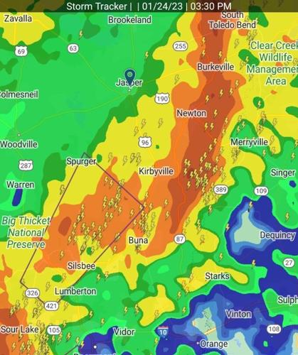 SEVERE THUNDERSTORM WARNING FOR SOUTH JASPER COUNTY UNTIL 4:45PM ...