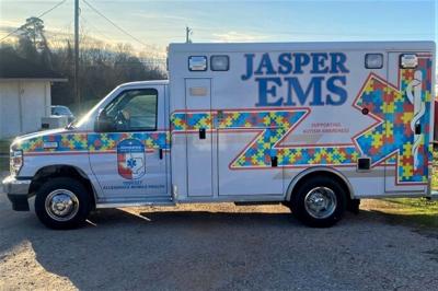 Allegiance unveils Autism Awareness ambulance | Local News | kjas.com