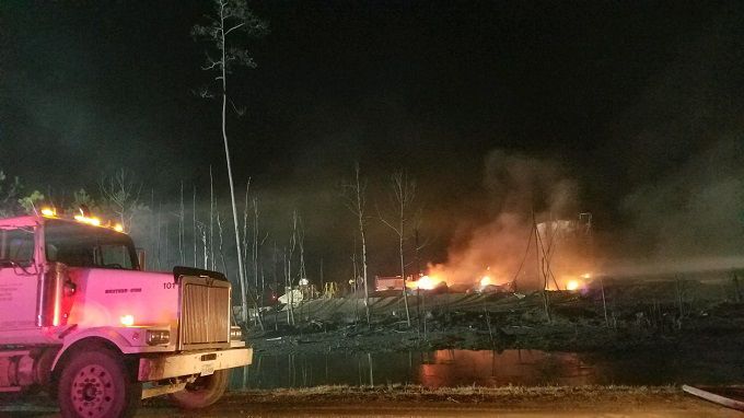 Hwy 87 has reopened after crude oil fire in south Newton County | Local ...