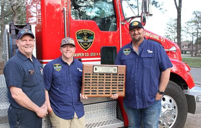 Lake Rayburn Firefighter of the Year Award goes to Clark and Duke ...