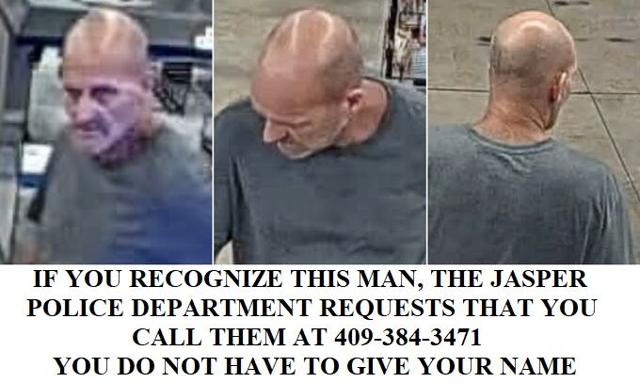 Jasper Police asking for the public’s help to identify a theft suspect ...
