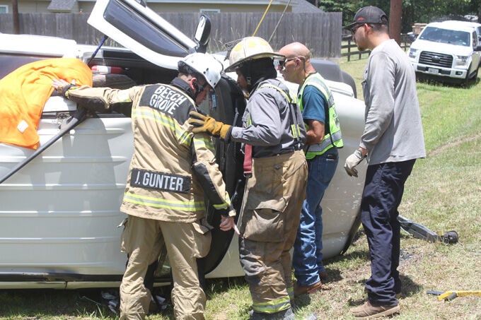 Two people injured in single vehicle accident on Tuesday afternoon ...