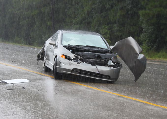 Three injured in three vehicle crash during heavy rain | Local News ...