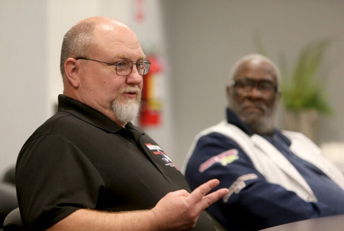 Matlock, a candidate of the Texas Railroad Commissioner made a stop ...