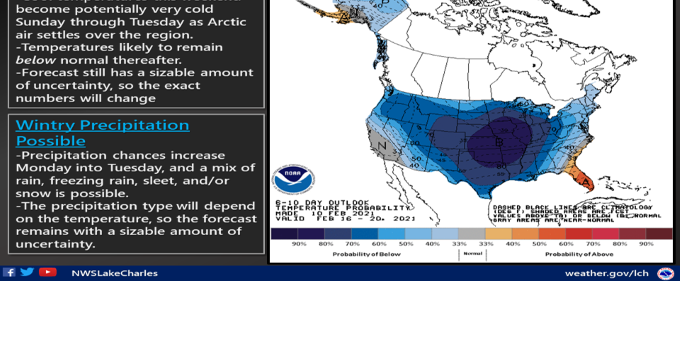 Latest weekend winter weather outlook from National Weather Service ...