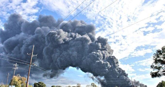 Chemical cleanup continues after explosion and fire in Shepherd on ...