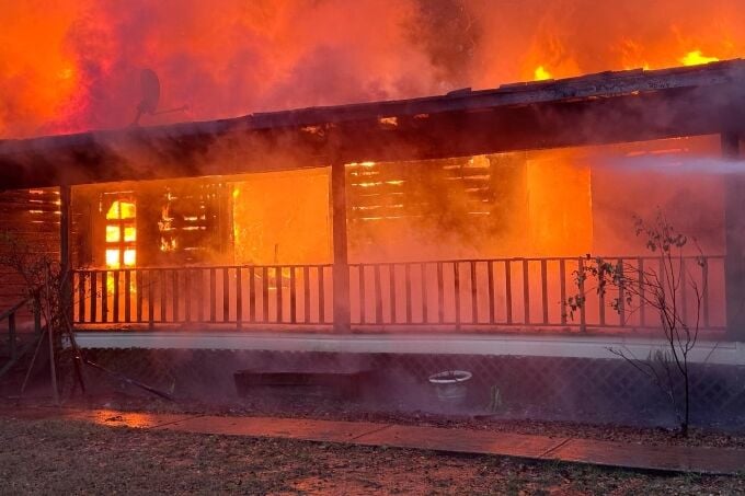 Monday morning fire completely destroyed a Newton County home | Local ...