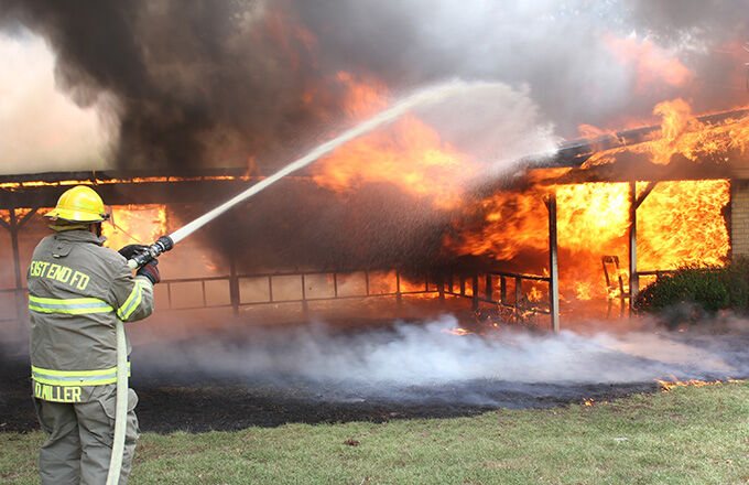 Sunday fire destroys home east of Jasper | Local News | kjas.com