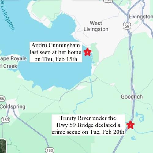 UPDATED - Body of Audrii Cunningham found, DA says McDougal to be ...