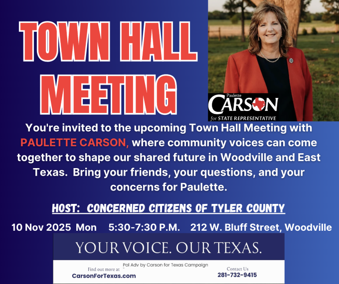 Texas House candidate Paulette Carson to hold Town Hall Meeting in ...