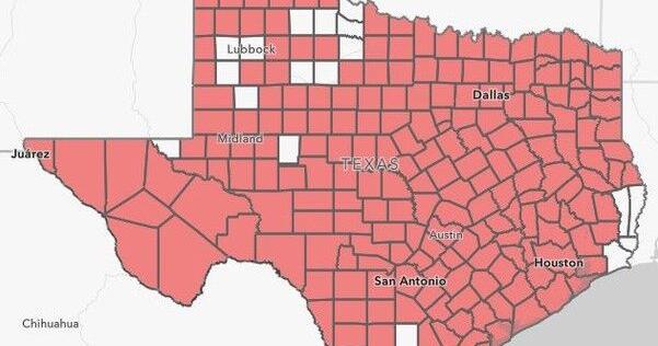 Nearly all of Texas under burn bans while our immediate area is not ...