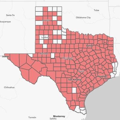 Nearly all of Texas under burn bans while our immediate area is not ...