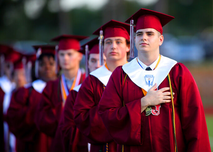 The rain stopped, the skies cleared and the JHS Class of 2024 is on ...