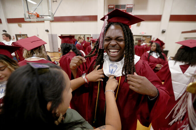 The rain stopped, the skies cleared and the JHS Class of 2024 is on ...