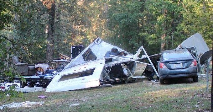 Travel trailer exploded near Livingston, man and his dog survived ...
