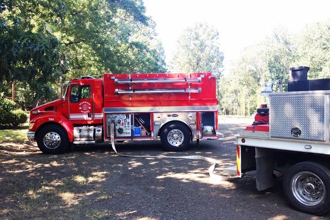 Shamrock Shores firefighters training with their new truck | Local News ...