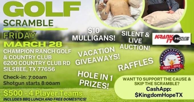 Golf Fundraiser for Mason Sharp & Emma Greer to be held Friday cancelled | Civic Events | kjas.com