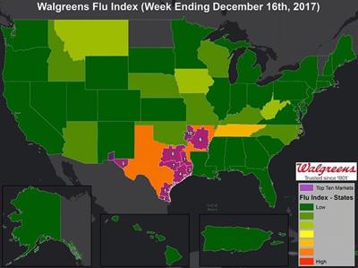 Deep East Texas is the top spot nationwide in flu outbreak | Local News ...