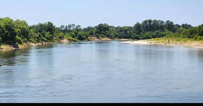 The Sabine River is a beautiful site for those crossing at Burr Ferry ...