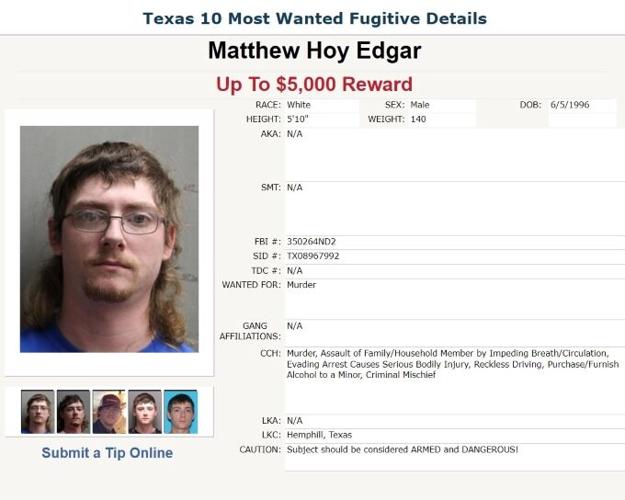 Jefferson Co Sheriff asks public to help find Sabine Co killer Matthew ...