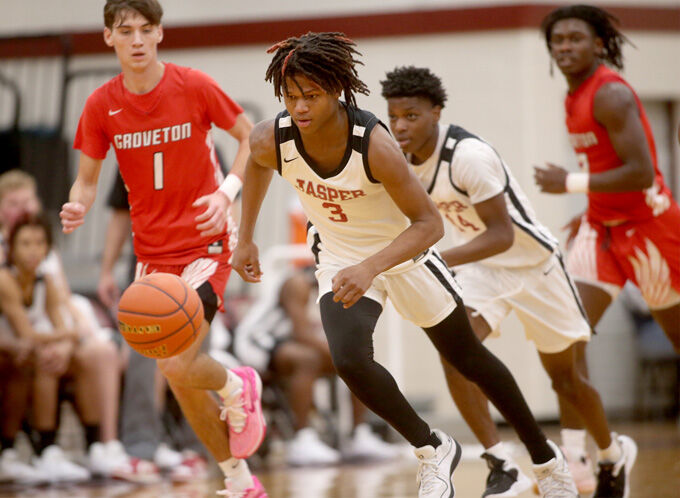 Dawgs Hoops Down Groveton | Local Sports | kjas.com